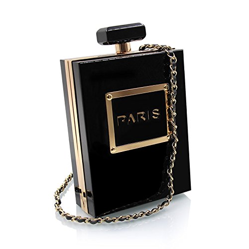 Acrylic Perfume Shape Evening Bags Purses Clutch Vintage Banquet ...